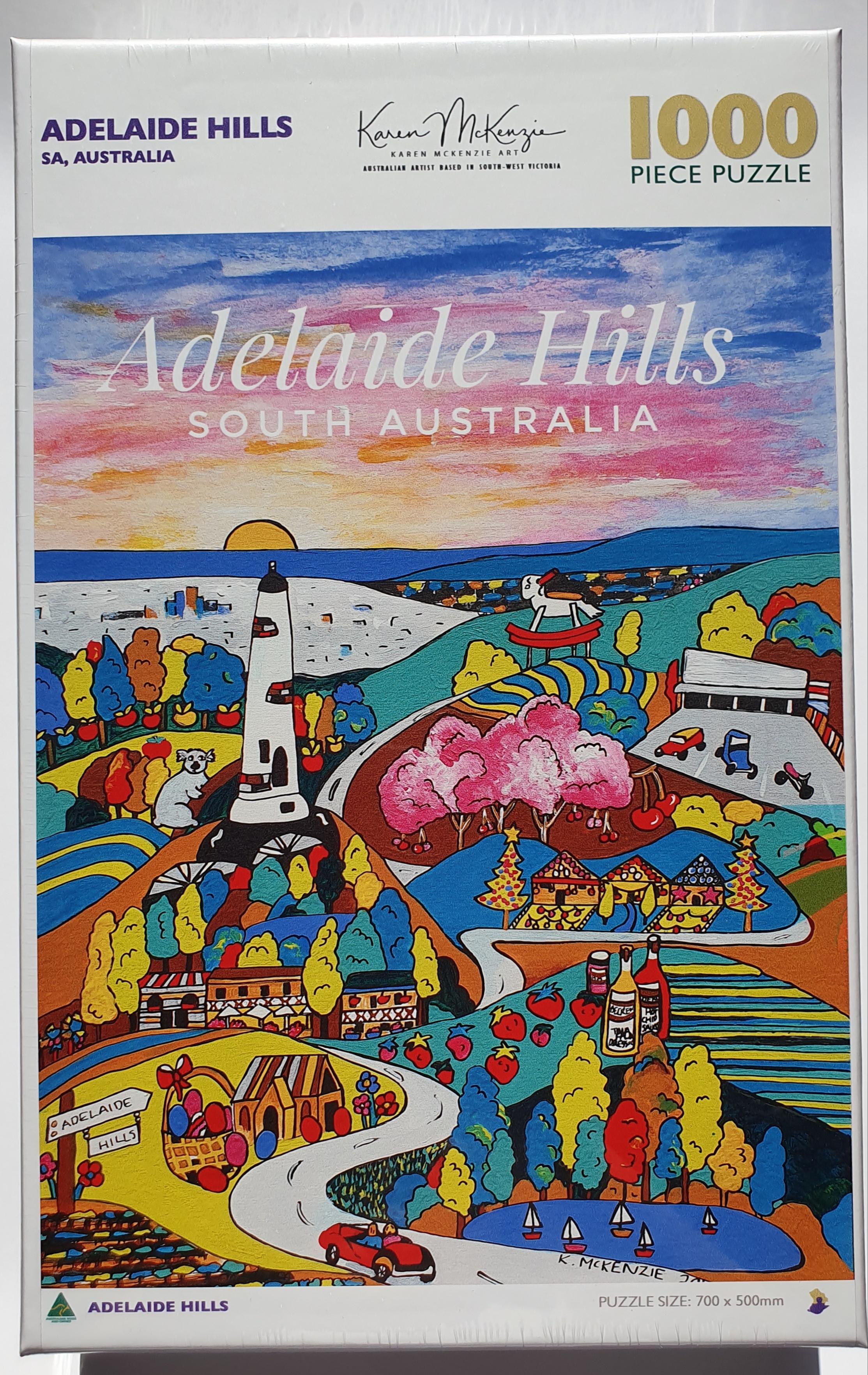 Jigsaw Puzzle Adelaide Hills South Australia Pre Order Jigsaw Puzzle Adelaide Hills South Australia Pre Order