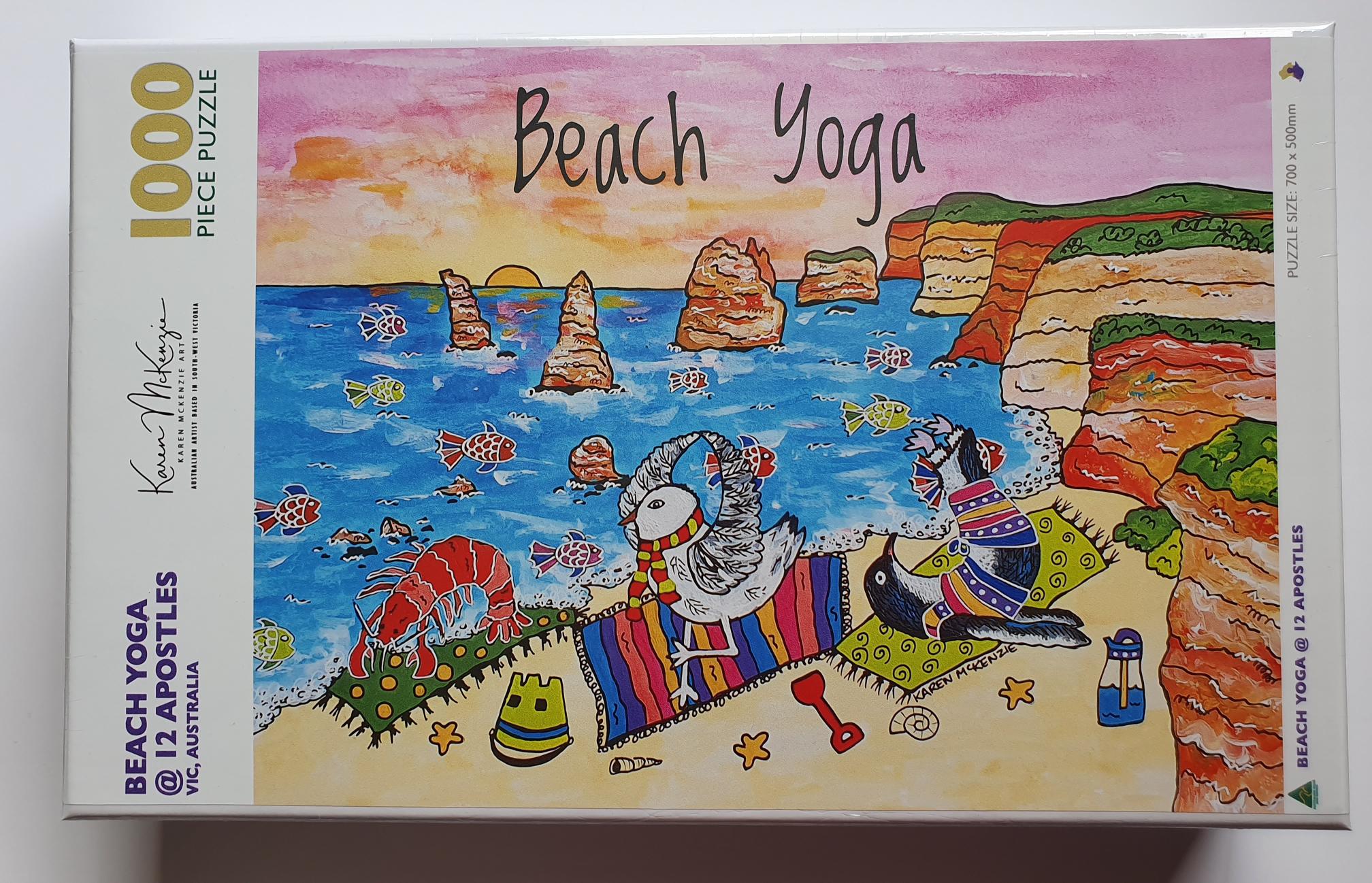 Jigsaw Puzzle Beach Yoga @12 Apostles